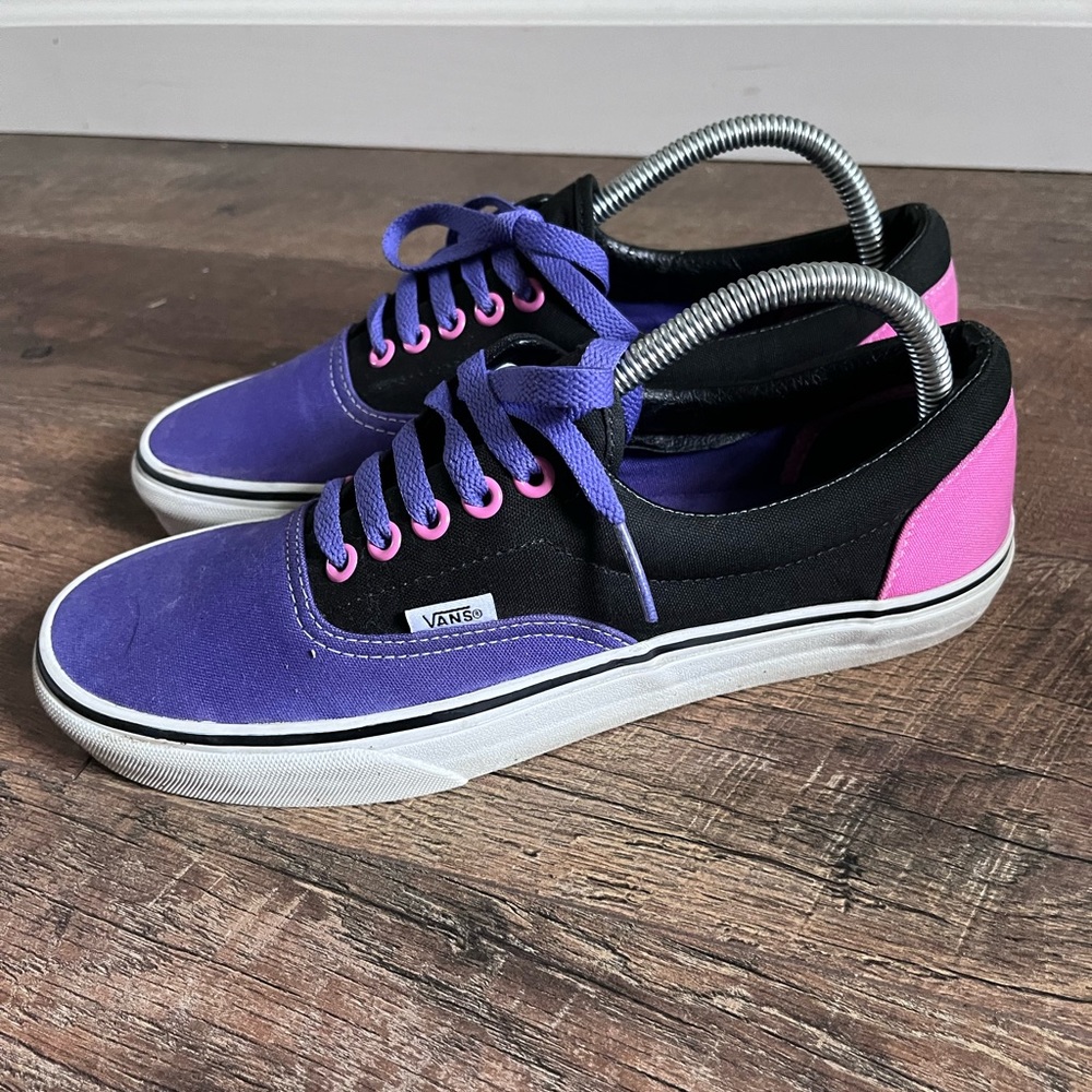 Vans Women’s Off The Wall Era Tri-Tone 80’s Purple Pi… - Gem